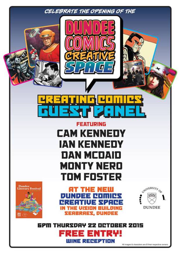 Comics Creators Jam – Dundee Comics Creative Space