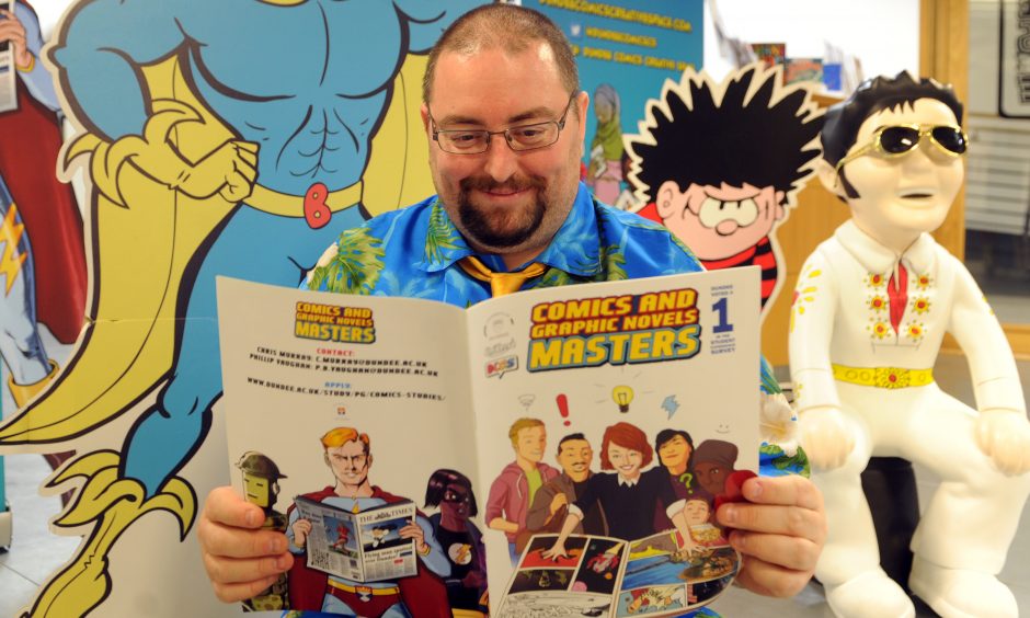 World’s first Professor of Comics – Dundee Comics Creative Space