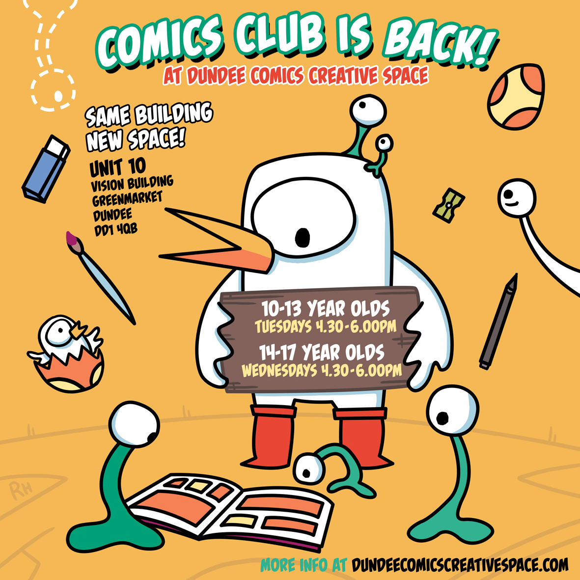 February 13, 2019 – Dundee Comics Creative Space